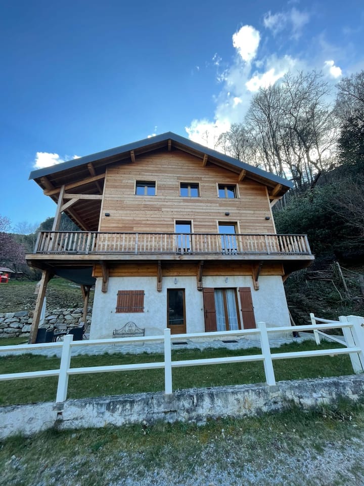 Etage Chalet + Terrasse "Le Chalet De Matthieu" - Valdeblore