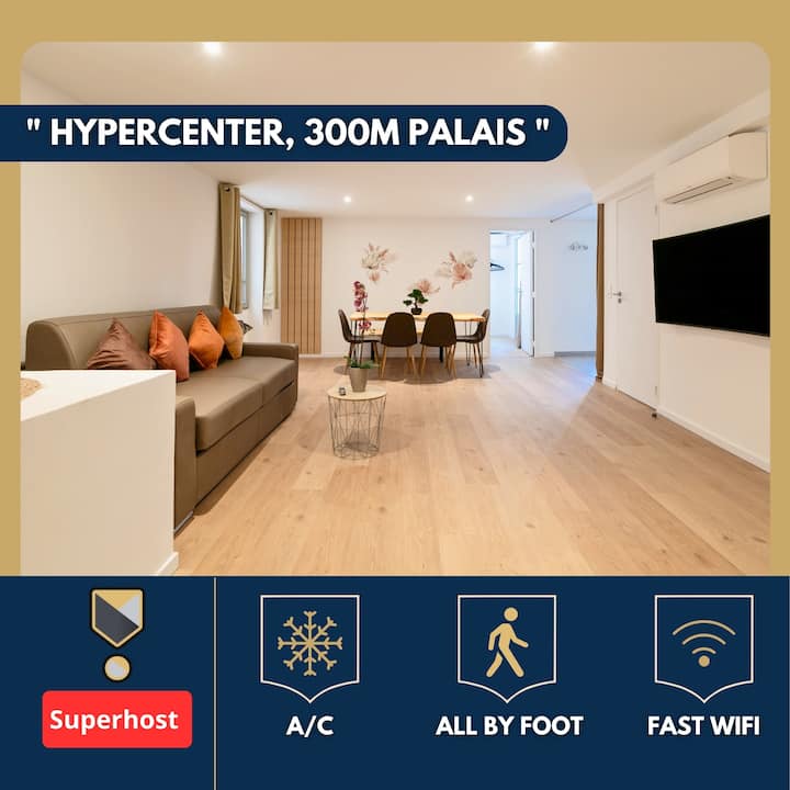 Le Piéton 201 : Balcon, Palais Et Plages à 300m - Cannes