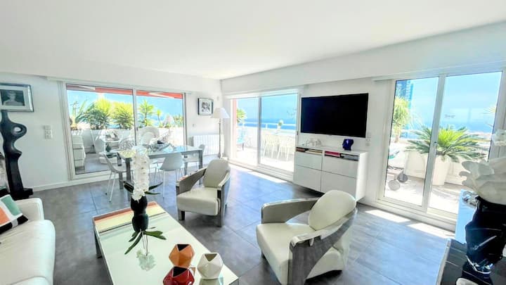 Spa & Pool Penthouse Vue Mer Face Monaco - Beausoleil