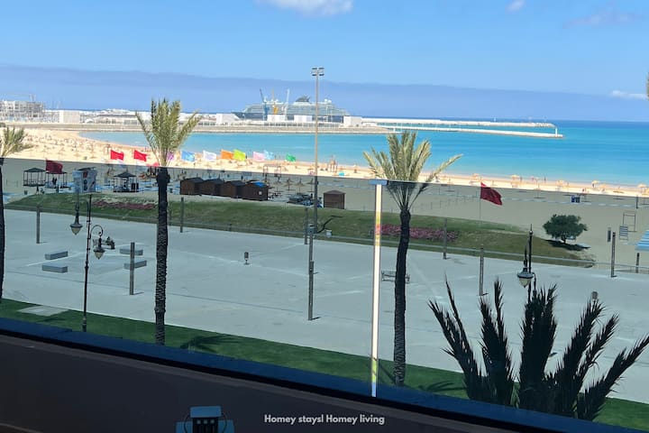 Modern 3-bedrooms Apartment With A Sea View - Tangier