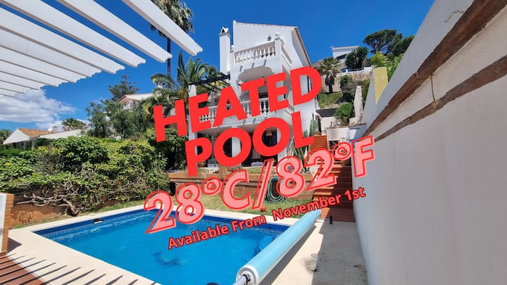Heated Pool Villa Near To The Beach Bbq - 5 Rooms- - Málaga