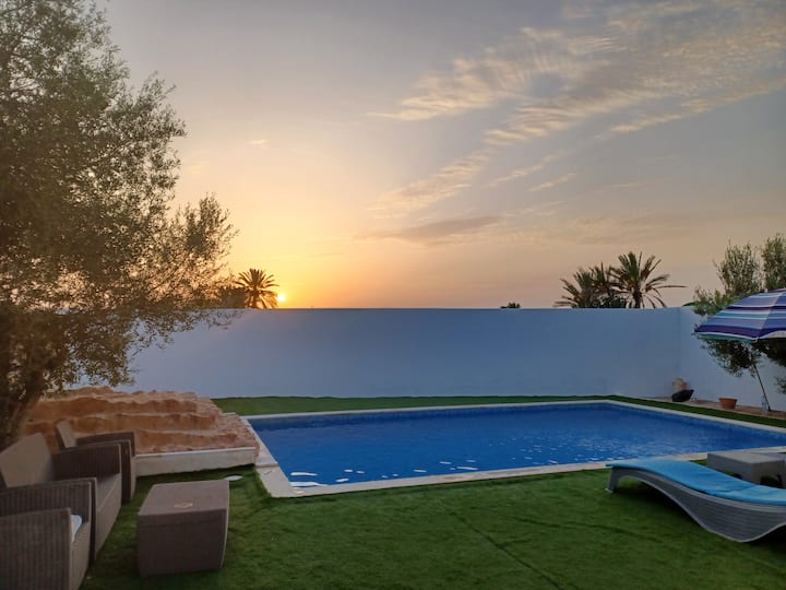 Villa Perla Djerba_ Grande Piscine Sans Vis à Vis - Djerba