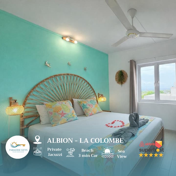 Appartement 1 Chambre –Vue Mer –Jacuzzi–proche Mer - Mauritius