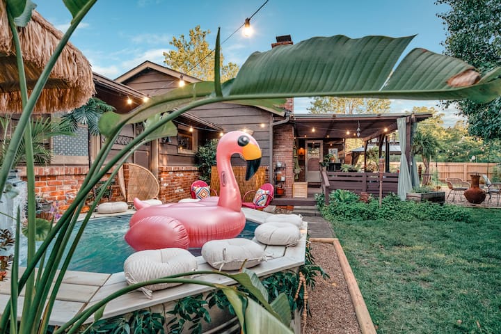 Crestline Ranch: Speakeasy, Hot Tub & Plunge Pool - Wichita, KS