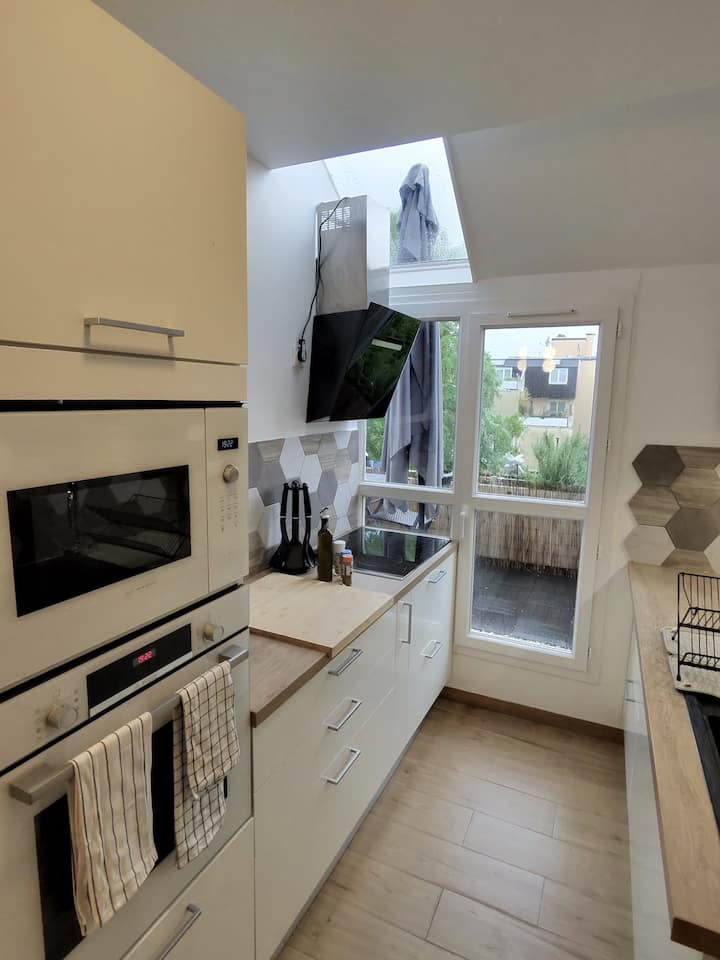 Chambre Cosy Dans Un Appart Rénové - Cergy 2 - Cergy