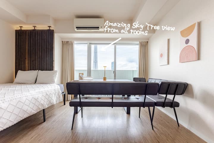 忘れられない夜景/感動のタワービュー/新宿渋谷直通/徒歩1分にコンビニ,スーパー/同建物に3部屋 - Ueno Station