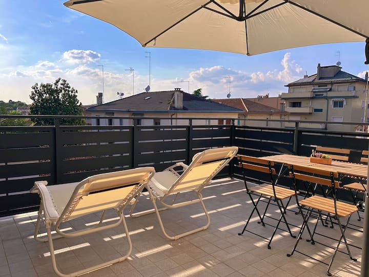 New Apt Big Terrace Venice Mestre Ac Smart Tv - Venice