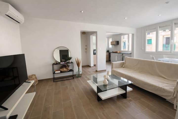 Appartement Climatisé 2 Chambres - Saint-Cyprien