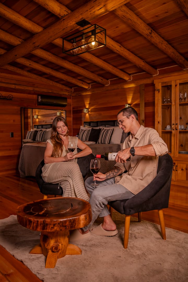 Cabana Romântica Com Hidromassagem - Bom Retiro