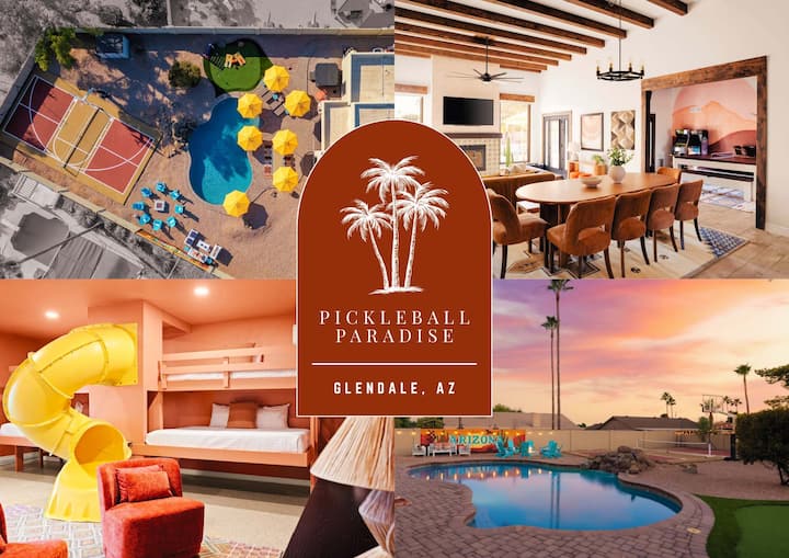Pickleball Paradise! Sleeps 16 | Pool & Hot Tub - Glendale, AZ