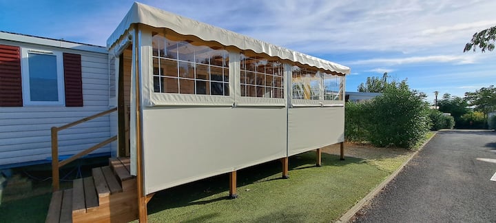 Mobilhome 3chambres 2sdb Valras Clim +Box Internet - Portiragnes