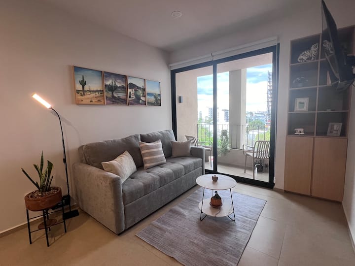 Lindo Espacio Confortable 2 Habitaciones 704 - Guadalajara, Jalisco, Mexique