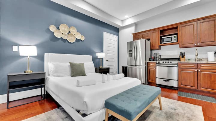 Cozy Studio | Old City | 1bed |Independence Hall - National Park, NJ