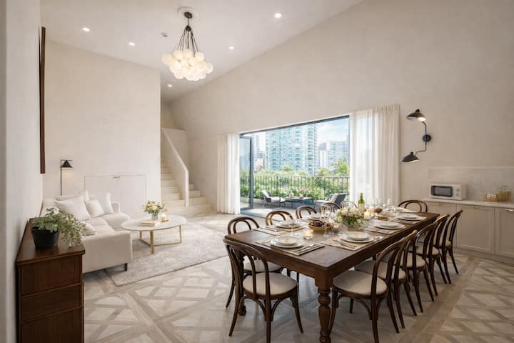 신축 Fourseason 301 | 명동역5분 | 5침실 3욕실 | 멋진 시티뷰 테라스 - Seoul