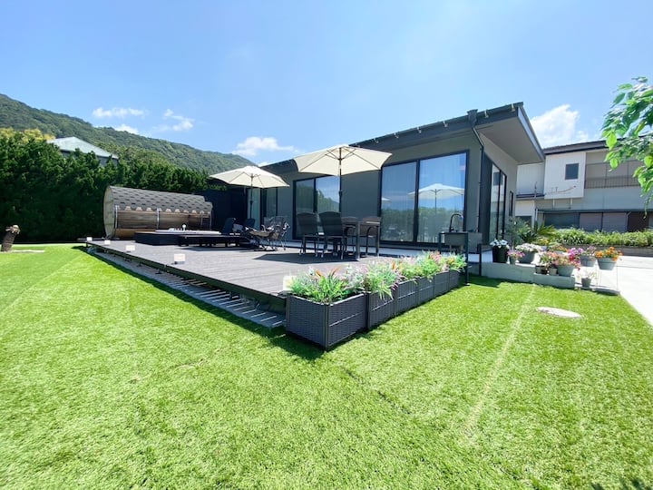 Seaside Garden Nishiizu 2 バレルサウナ天然源泉かけ流し露天風呂ペット可 - Izu