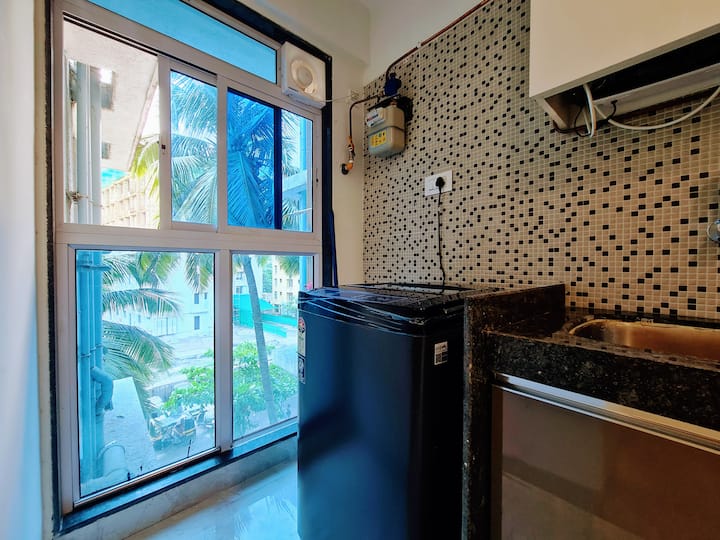 Bliss 148: 2br|kitchen|housekeeping|juhubeach|mall - Mumbai