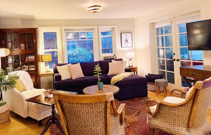 Nature Retreat Downtown Veranda Bungalow - サンタ・バーバラ, CA