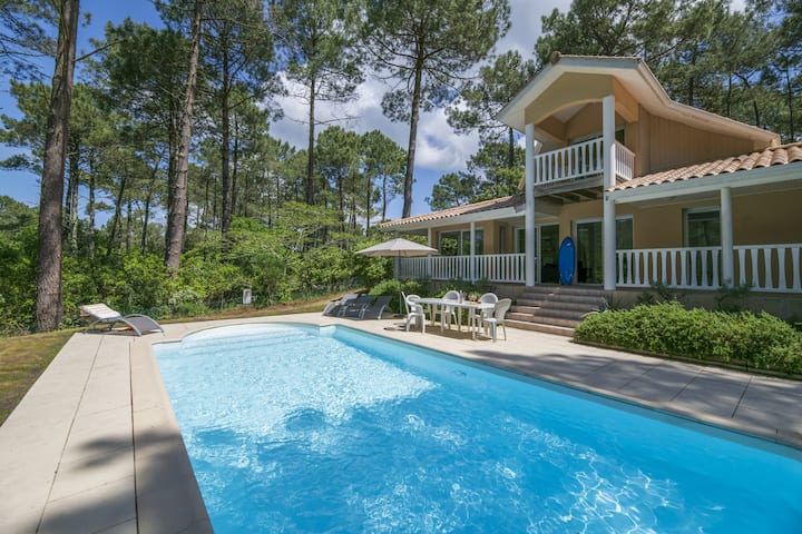 Villa Supérieure + Piscine Privée | Près Du Golf - Lacanau Océan