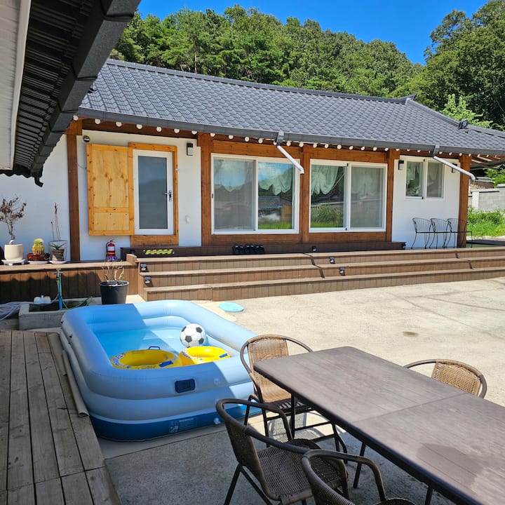 마당 넓은 집{본채} - 합천군