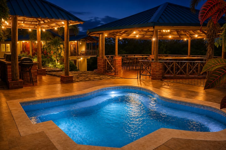 Villa In Jarabacoa - Pool, Fireplace And Pool Table - República Dominicana