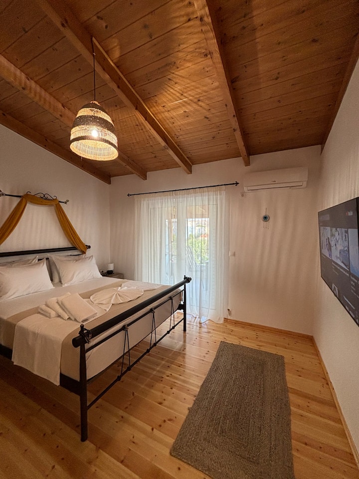 Vila Nacios -Room 2+free Parking - Himarë