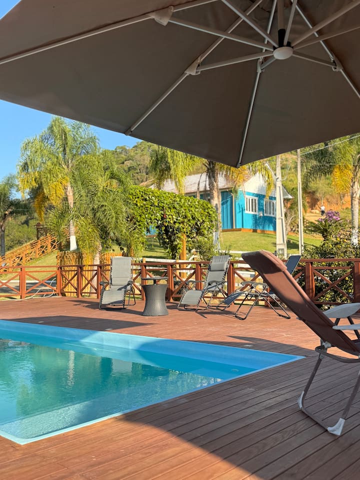 Casa No Lago Azul  C/ Piscina Aquecida - Águas Mornas