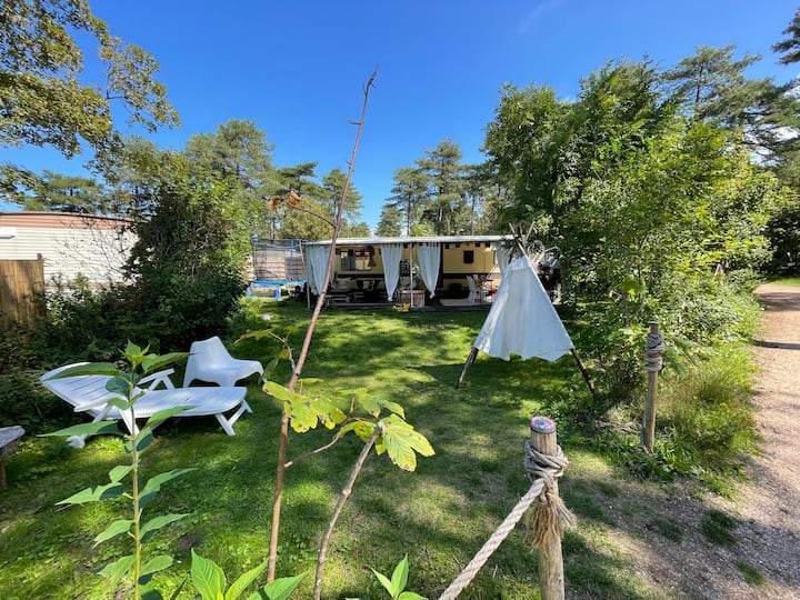 Stacaravan Vlakbij Het Strand Op Camping Bakkum - Egmond aan Zee