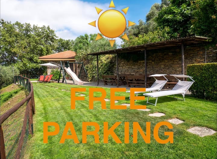 Host4u - Cozy Apartment With Beautiful Garden - Dolcedo