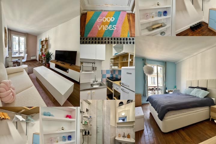 Loulou's Home - Pastel Cocoon - Canal St Martin - Paris