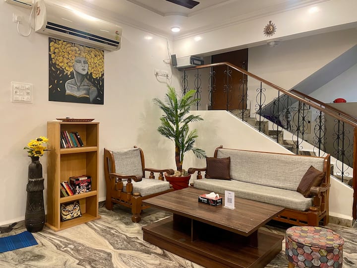 1 Bhk Spacious Ac Apt Near Panjim - Goa