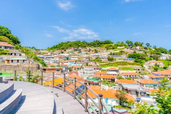 스테이나리 삼척항 삼척역 나릿골감성마을  20평 단독주택  넓은데크 시골집 전체사용 - Samcheok-si