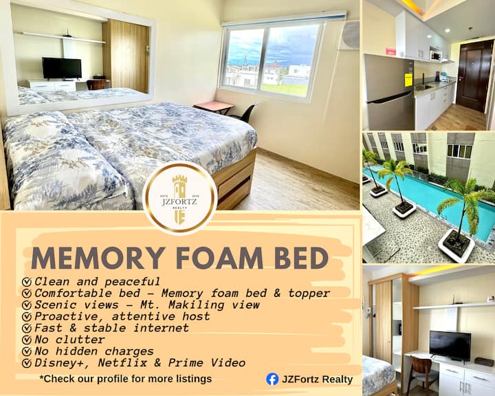 Comfy Sanctuary + Memory Foam+400mbps+netflix+disn - Silang