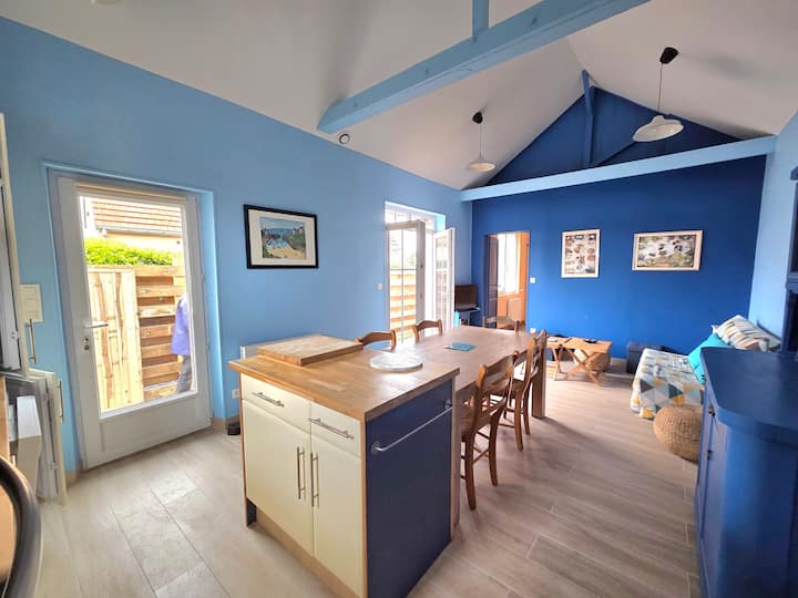 Le Bigorneau - Maison Avec Jardin à 250m De La Mer - Saint-Aubin-sur-Mer