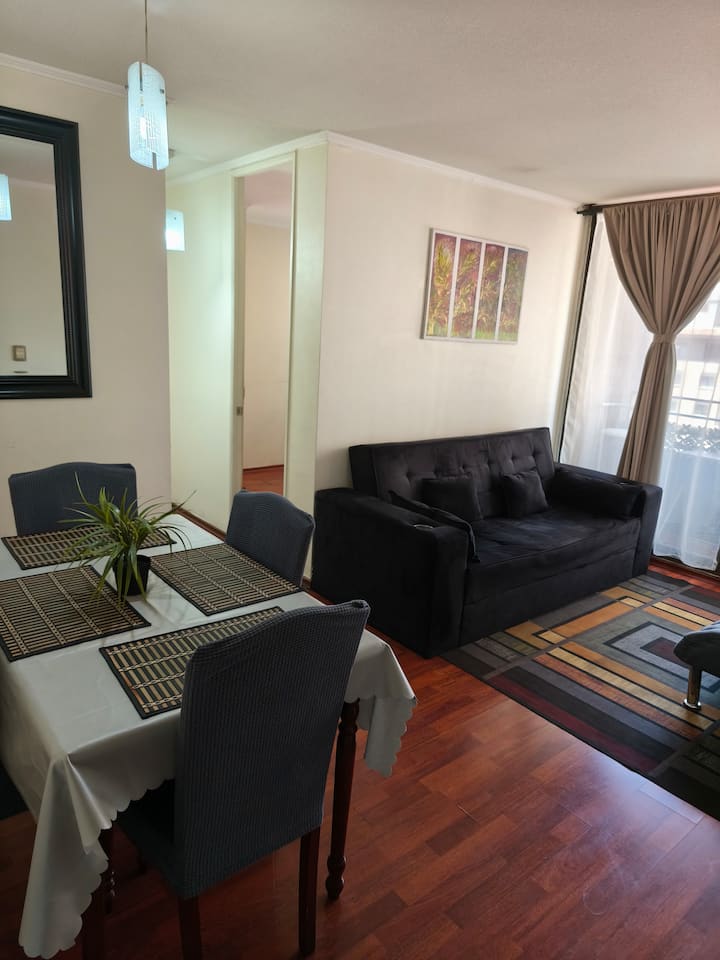 Cómodo Dpto. A Pasos Del Metro Moneda | 2d 2b - Chile