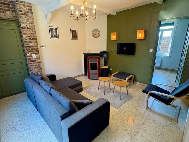 Maison Spacieuse & Calme – 5 Ch. Proche Cambrai - Nord