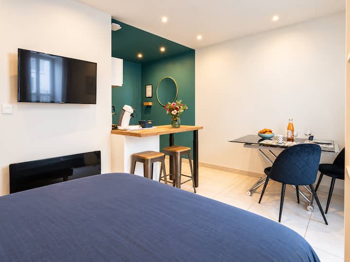 Studio Lumineux Vals-les-bains  Parking & Wi-fi - Vals-les-Bains