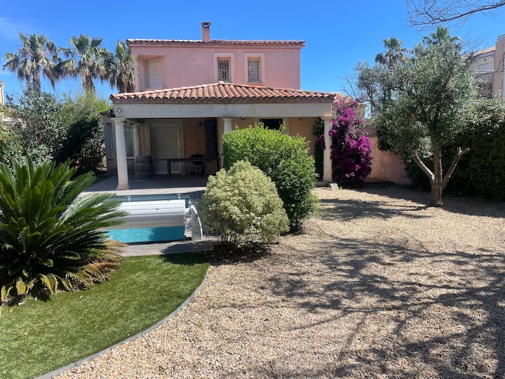 Belle Villa Piscine 8 Pers Plage à 100m - Agde