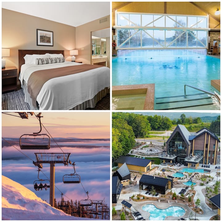 King & Queen Bed, Pool, Hot Tub, Gym - Horseshoe Valley, ON