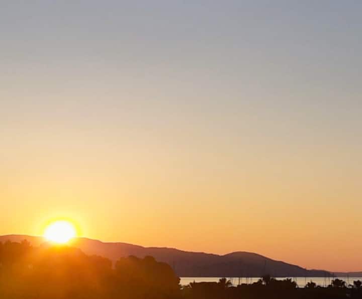 Vue Mer/bord De Mer/clim/ Parking/wifi/la Faviere - Bormes-les-Mimosas