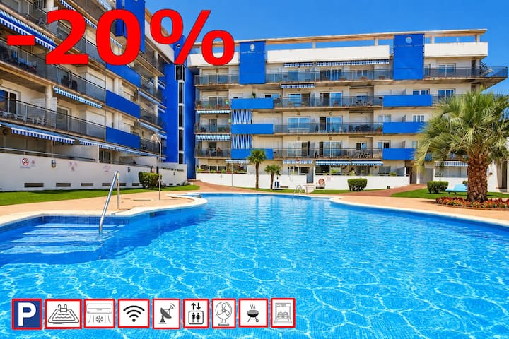 1235 Blaumarina Con Piscina - Apivend Immo - Roses