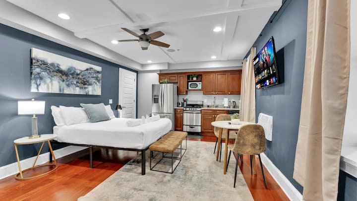 Cozy Studio| Old City | 1bed | Independence Hall - Brewerytown - Philadelphia