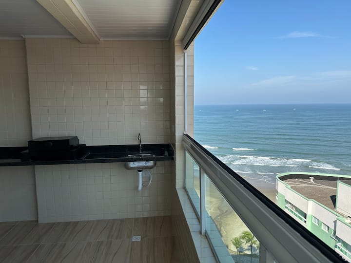 Lindo Apto Com Vista Para O Mar - Praia Grande
