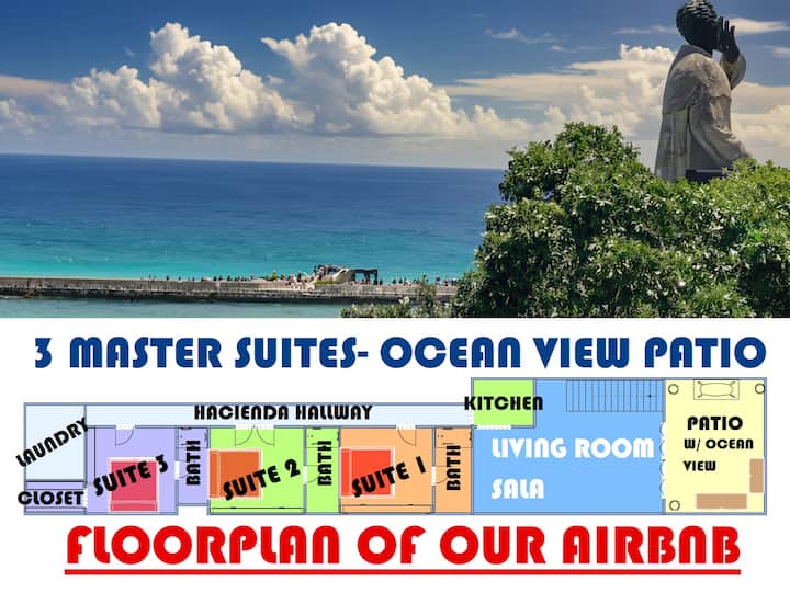 3 Bedroom 3 Bath Penthouse Ocean View, Terrace - Santo Domingo