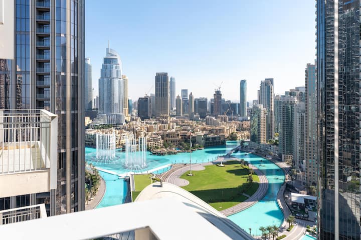 Downtown Dubai|fountain|burj Khalifa|dubai Mall - Dubái