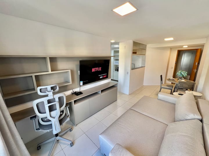Flat Moderno E Bem Localizado - Recife