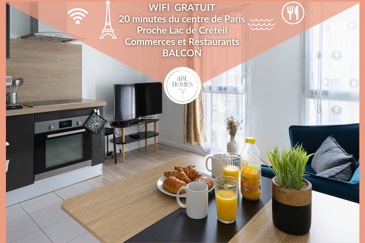 Le Val Home - Séjour Cosy Proche Paris - Wifi - Nogent-sur-Marne
