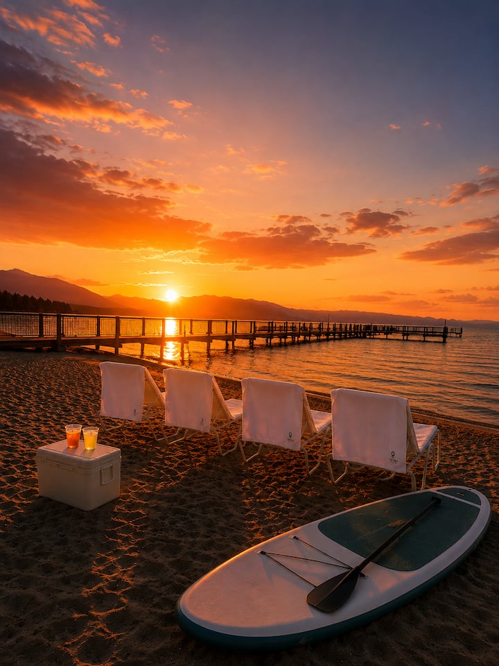 The Pad @ Slt-1 Mile To Heavenly/dt, Private Beach - South Lake Tahoe, CA