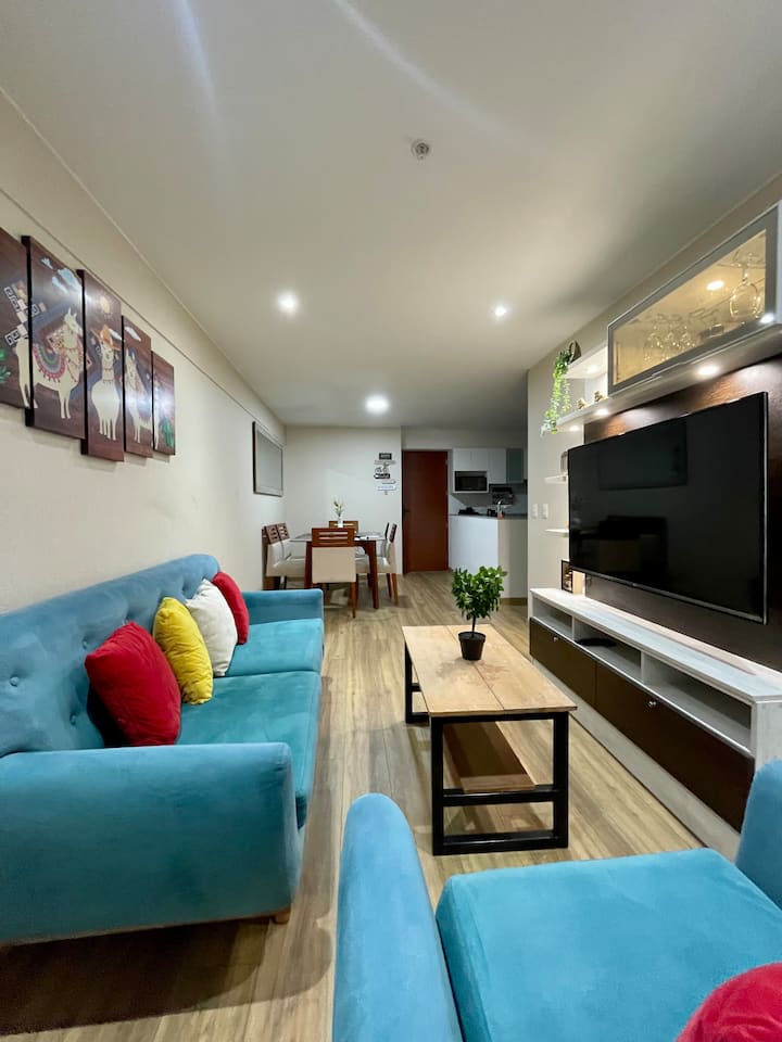 Moderno 3hab+2bñ C/parking C/piscina, Zona Top - Lima