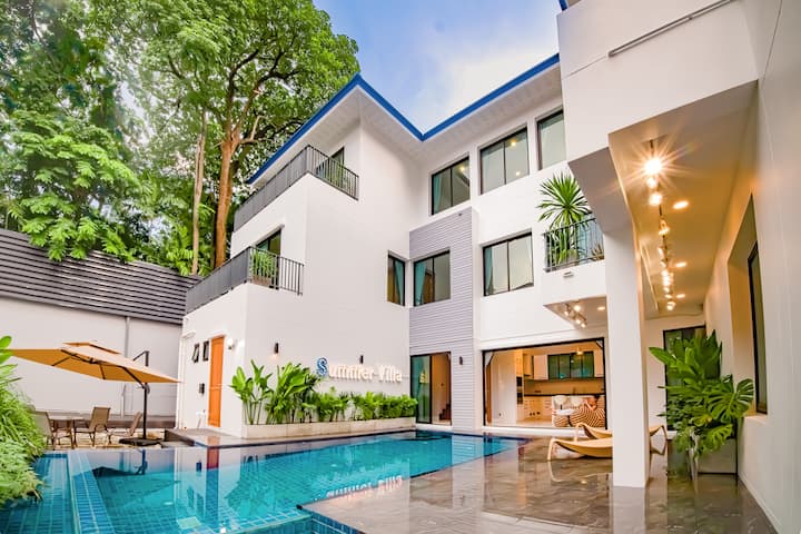 曼谷市中心｜豪华独栋泳池别墅7卧｜bts Phrom Phong | Emquartier｜nana - Bangkok