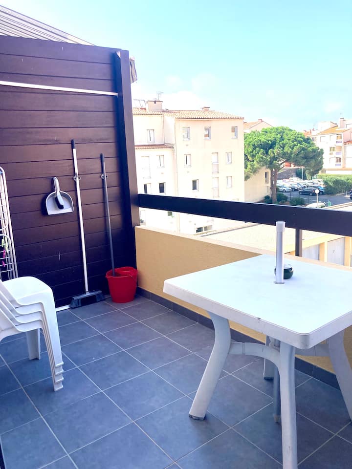 Studio Plage Avec Terrasse - Agde